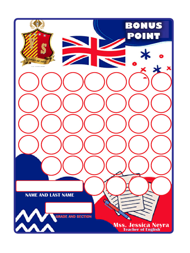 BONUS POINT AND TOPICS 3rd GRADE | PDF