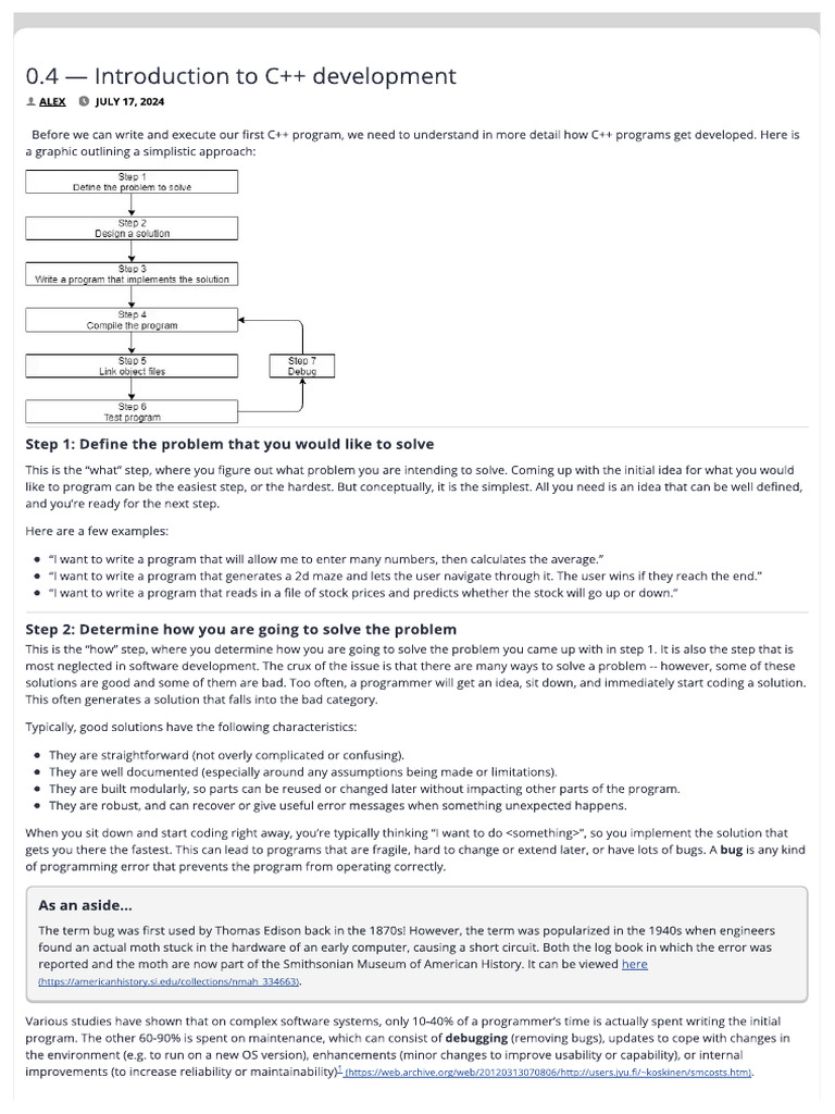 4 Introduction To CPP Development | PDF