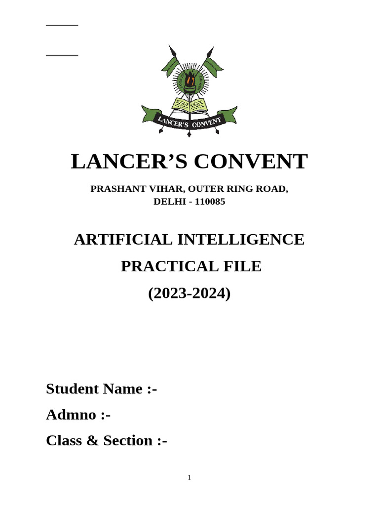 Class X Practical File Work | PDF | Computer Programming | Career & Growth