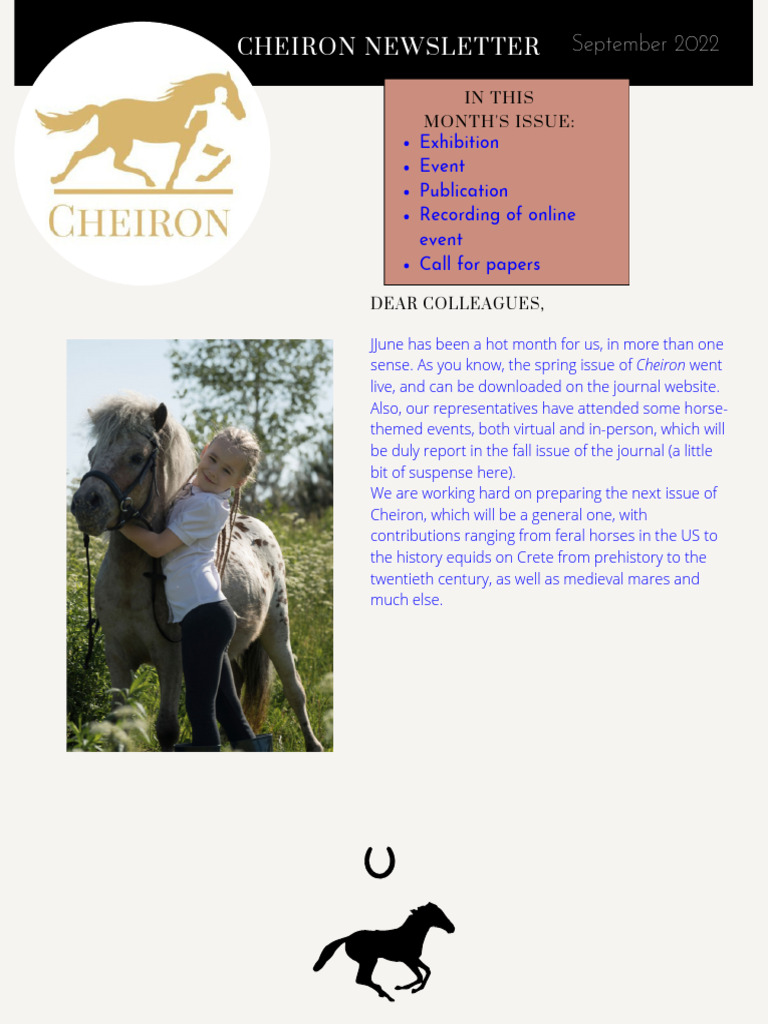 Cheiron Newsletter Jul 2023 | PDF