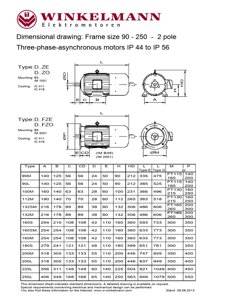 2-4-6polig e M Asynchron IP44 IP56 | PDF