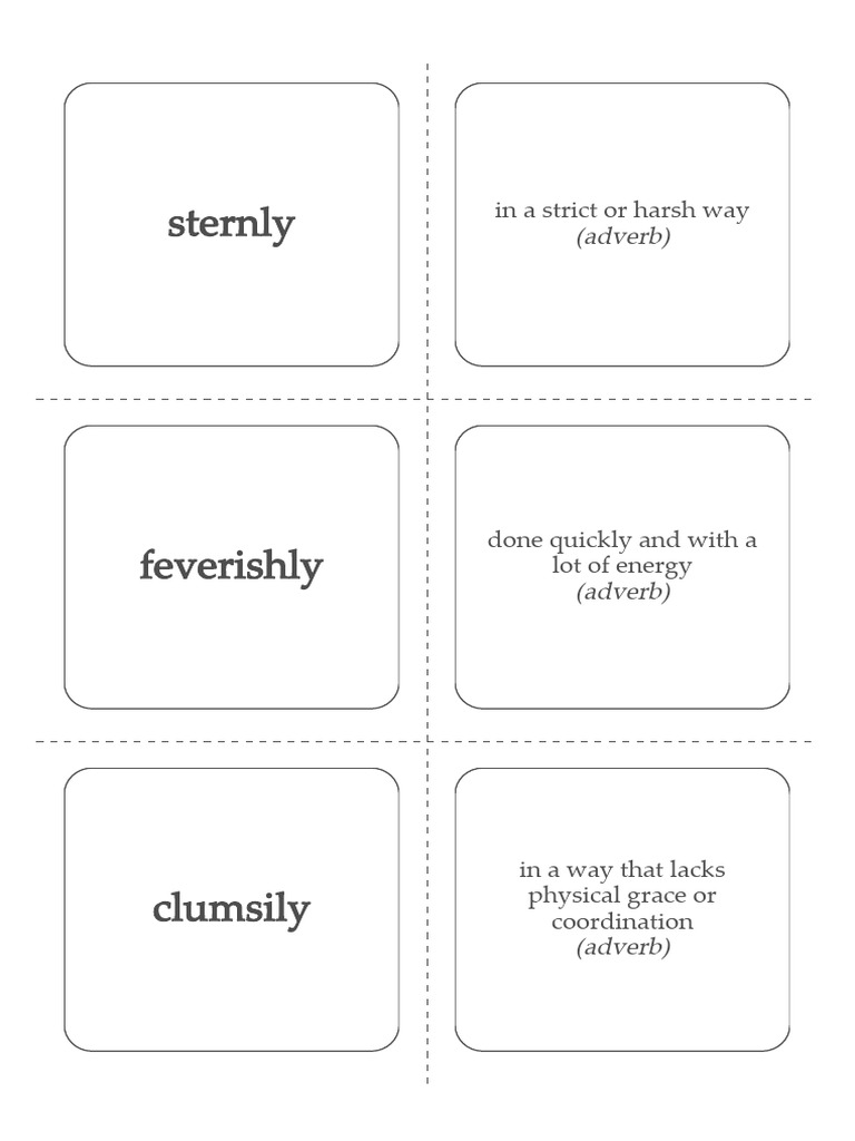 Adverbs Homework | PDF