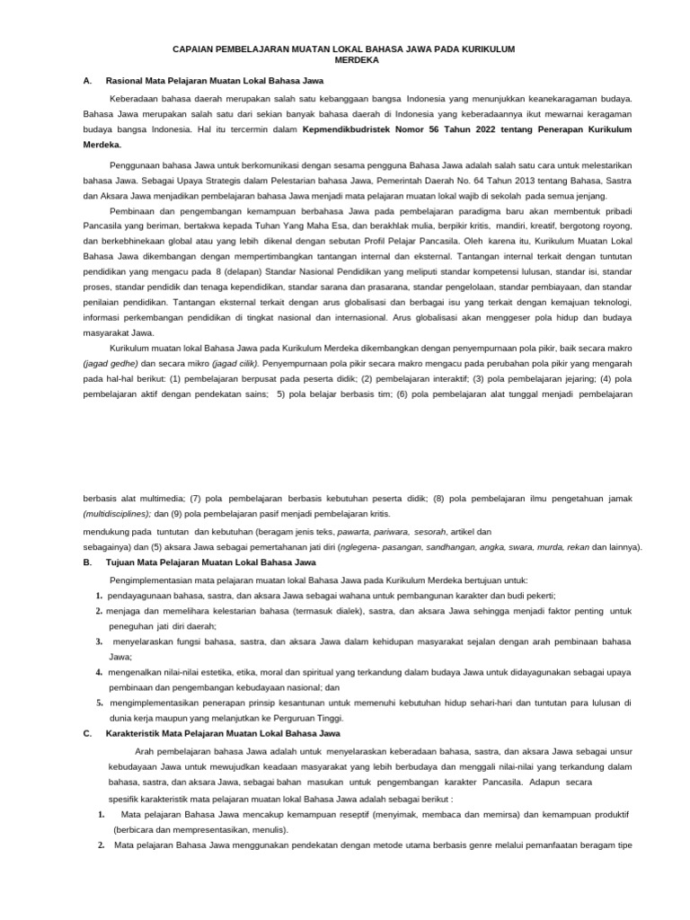 CP ATP BAHASA JAWA | PDF