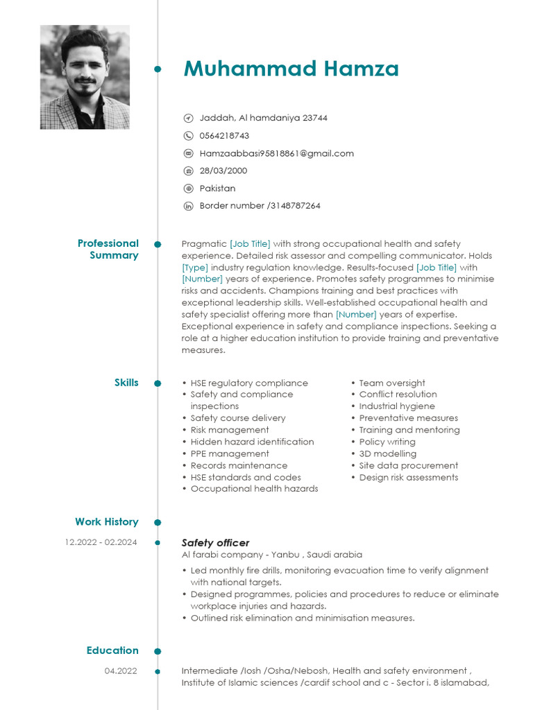 Muhammad Hamza CV | PDF