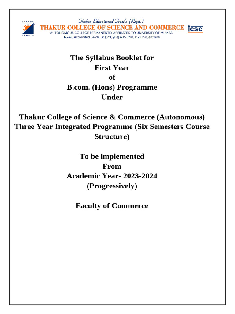 Fyhons Nep Syllabus | PDF