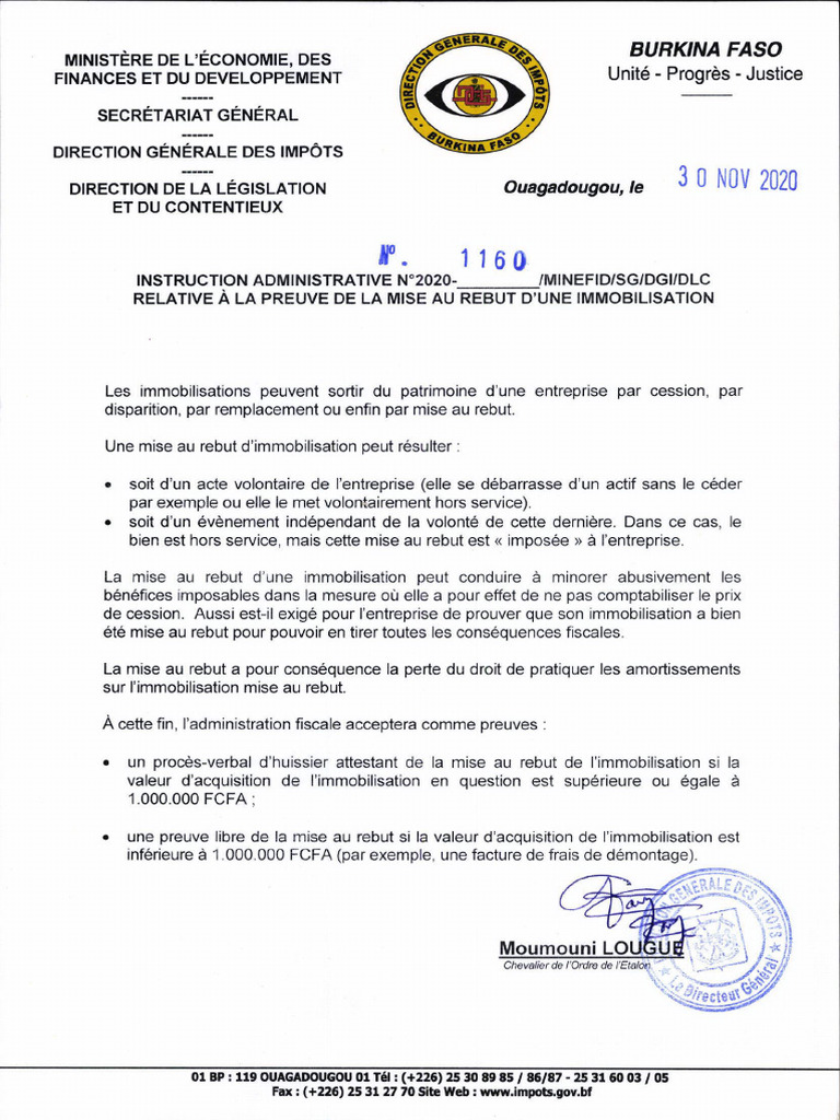 Ia Preuve de Mise Au Rebut D'une Immobilisation | PDF