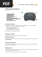 RII Mini i8 Wireless Keyboard Manual | PDF | Battery Charger | Computer ...