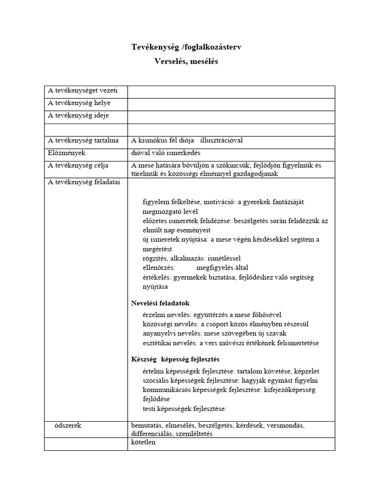 Vers, Mese - Őszi Termések, Dió | PDF