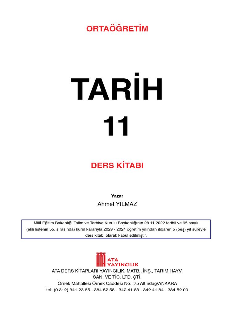 Tarih 11 (Ata) | PDF
