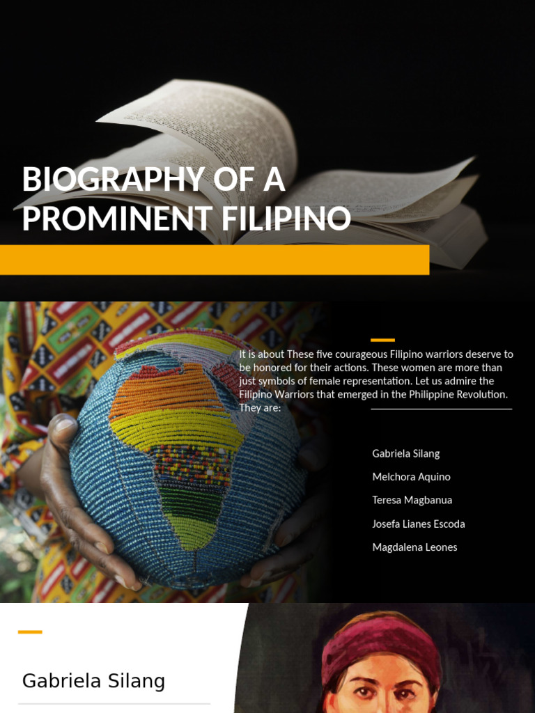 Biography of Prominent Filipino | PDF