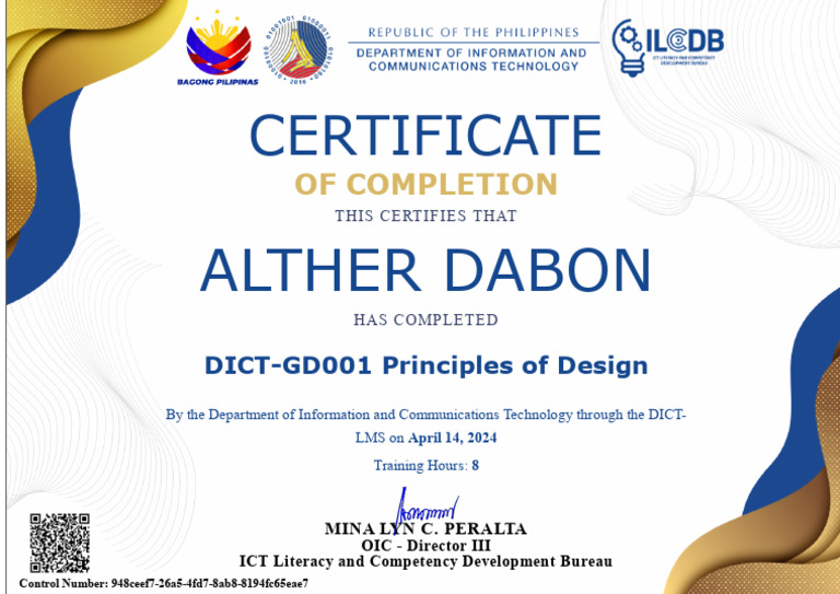 DICT Certificate | PDF