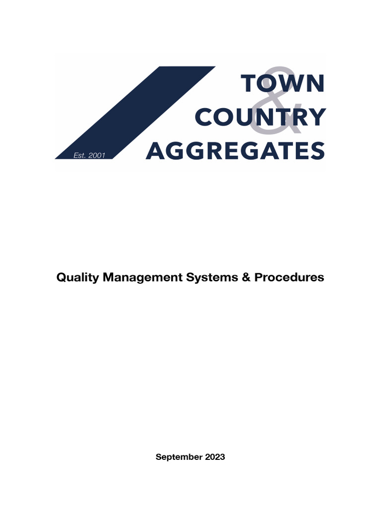 TCA-Quality-Management-System | PDF