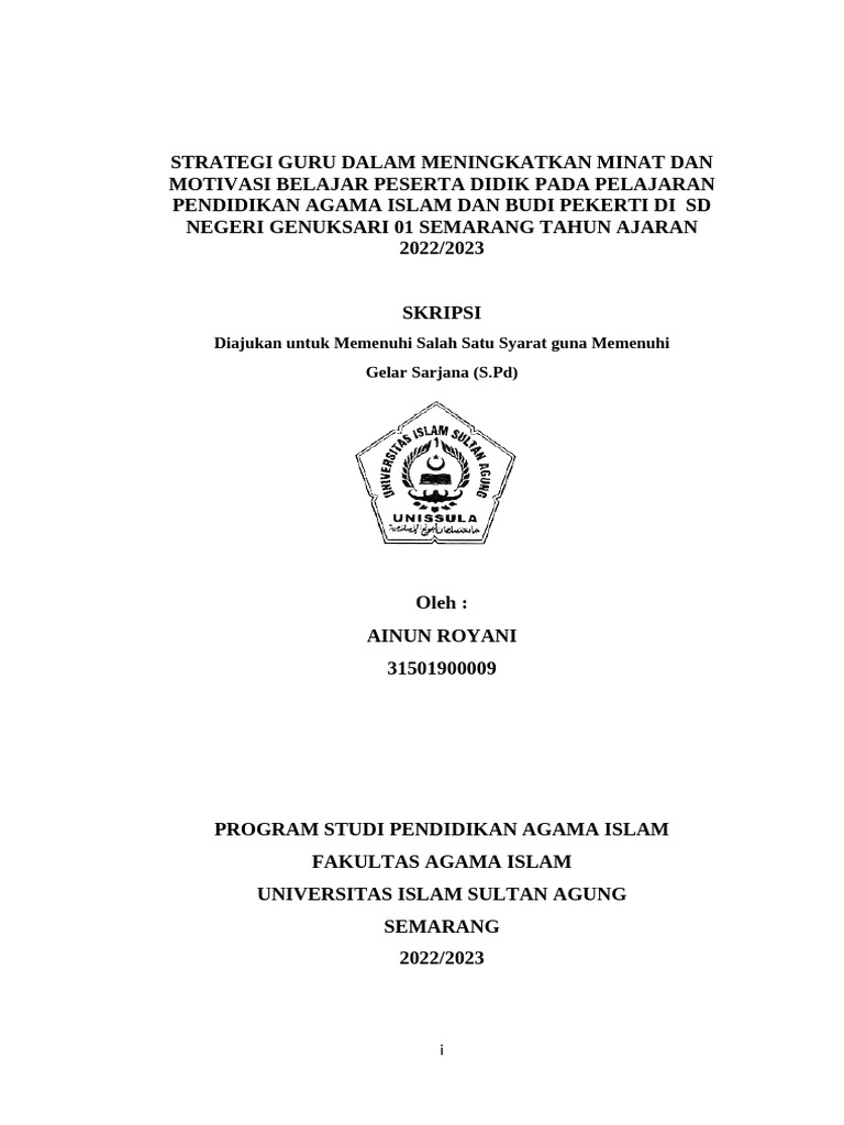 Revisi SKRIPSI Ainooooon 28 Feb | PDF
