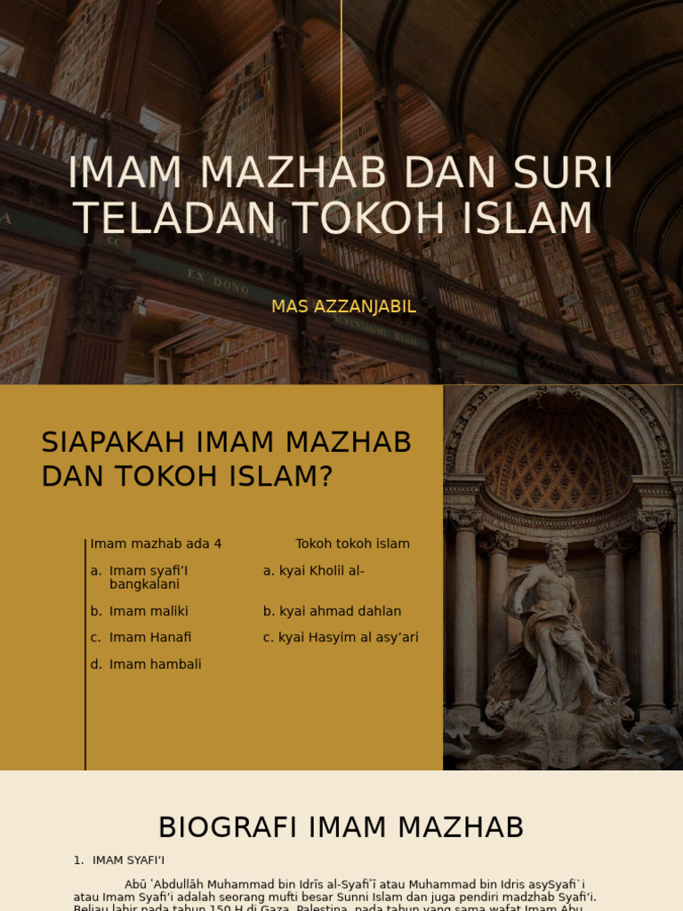 Imam Mazhab Dan Suri Teladan Tokoh Islam | PDF