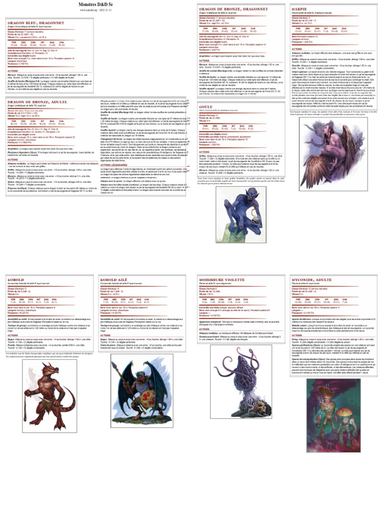 Monster Dungeons & Dragons - D&D 5e | PDF