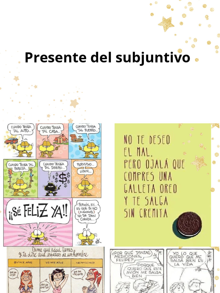 Presente Del Subjuntivo | PDF