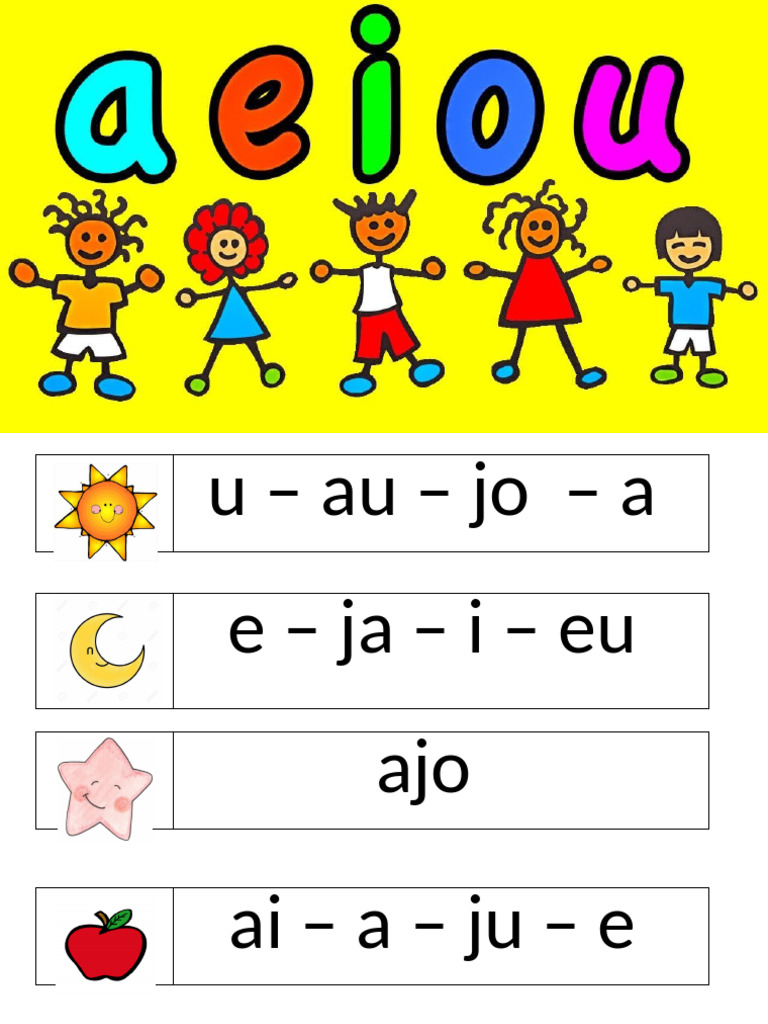 Juego Lectura J Vocales Grupos | PDF