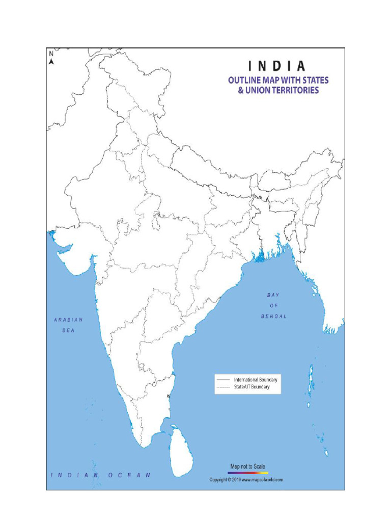 Political Map of India | PDF