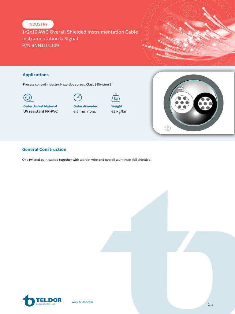 Teldor PN 8NN1101109 | PDF