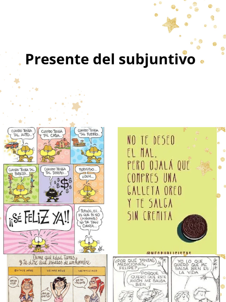 Presente Del Subjuntivo | PDF