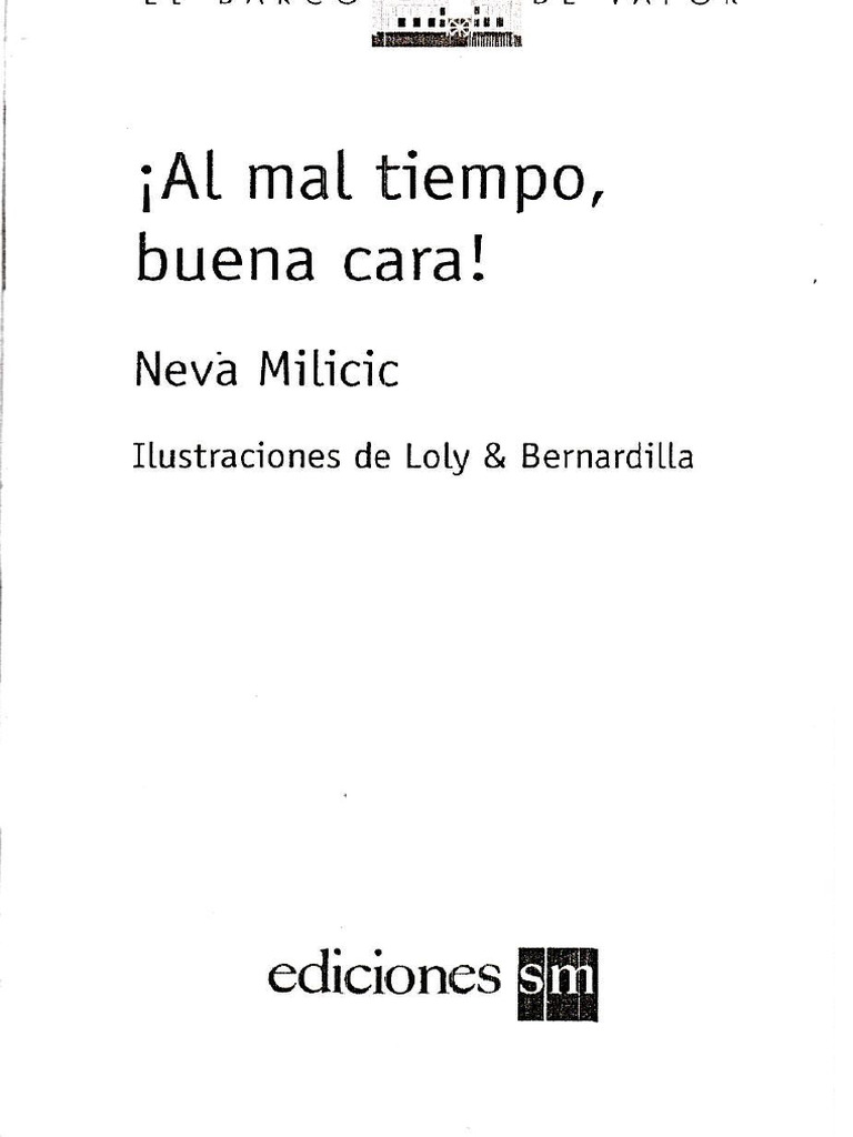 Al Mal Tiempo Buena Cara | PDF