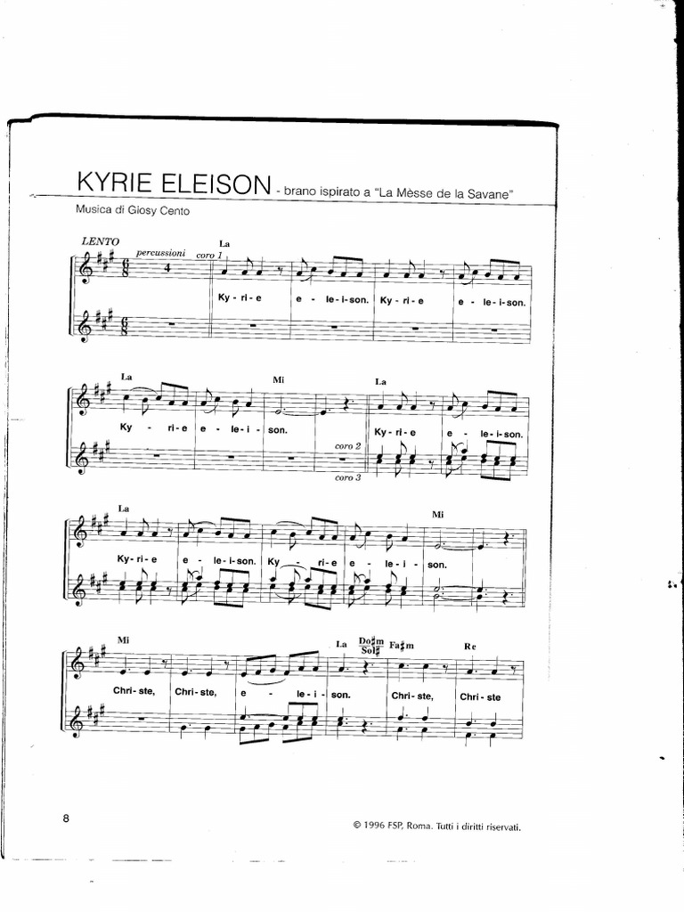 B Kyrie Eleison | PDF