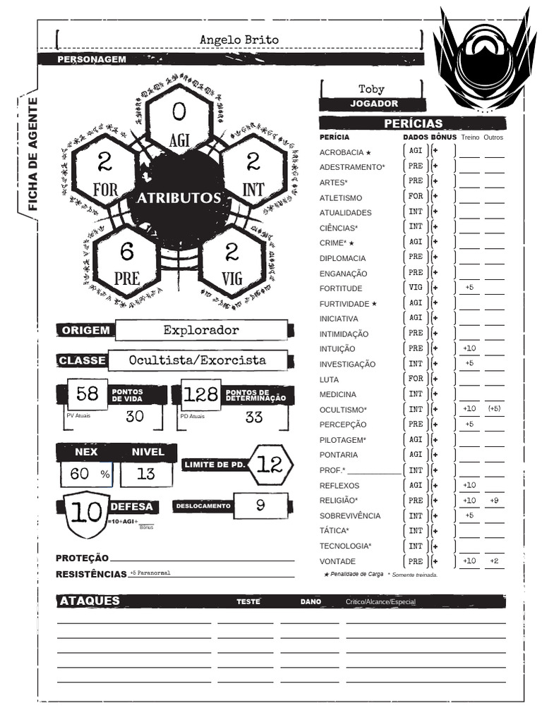 Ficha Do Angelo | PDF