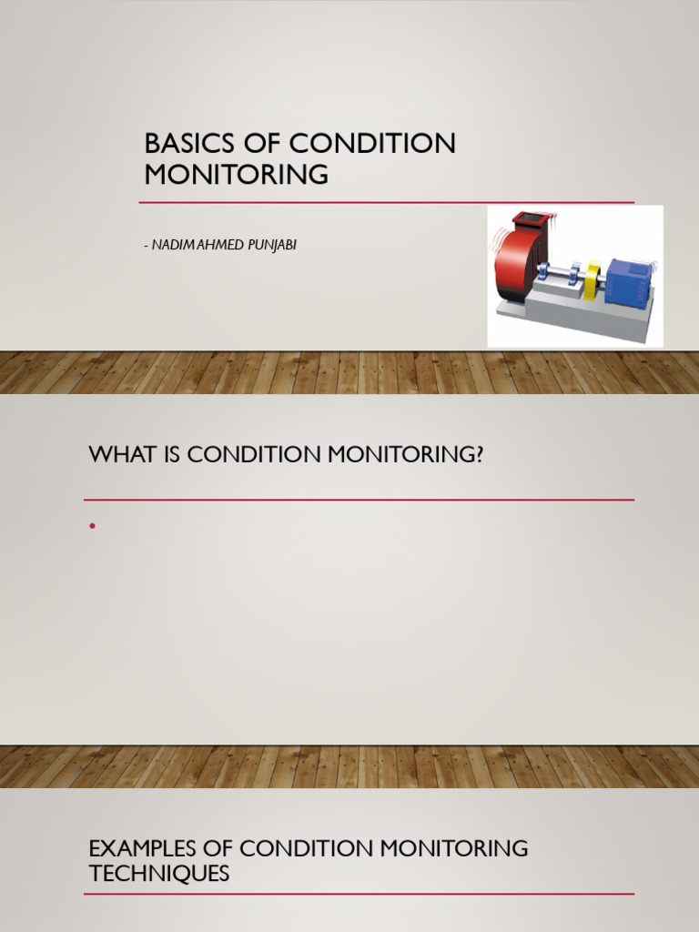 Basics of Condition Monitoring | PDF