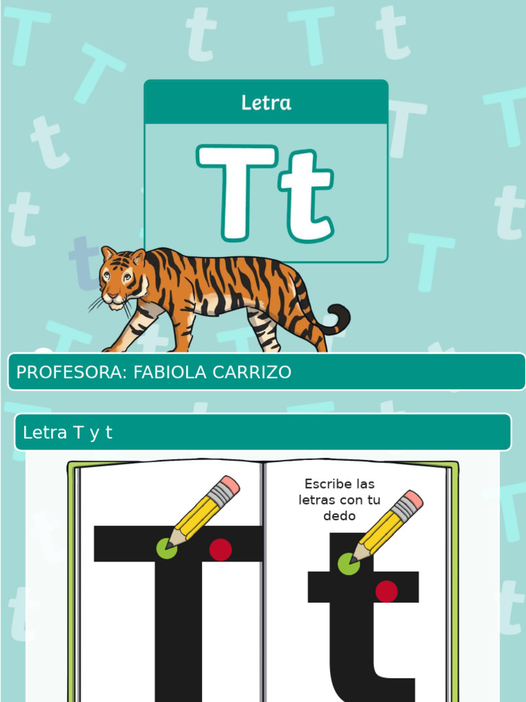 PPT LETRA T | PDF