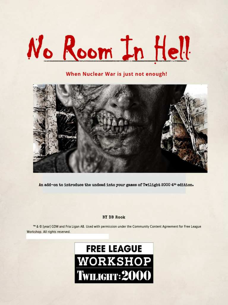 No Room in Hell (Draft v1.4) | PDF