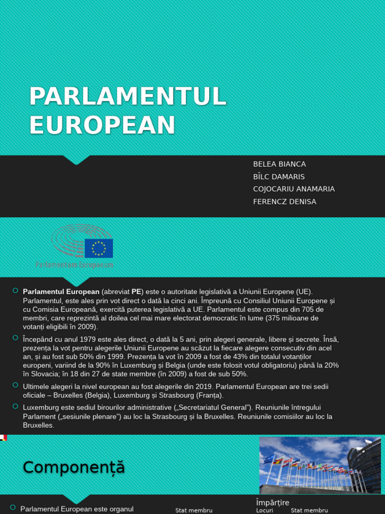 Parlamentul European | PDF