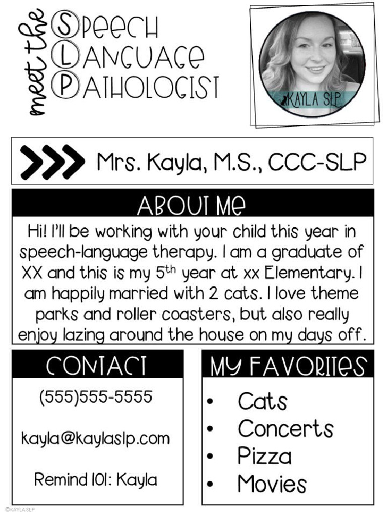 FREEMeetthePTOTCounselorSchoolPsychologistEditableParentHandout 1 | PDF