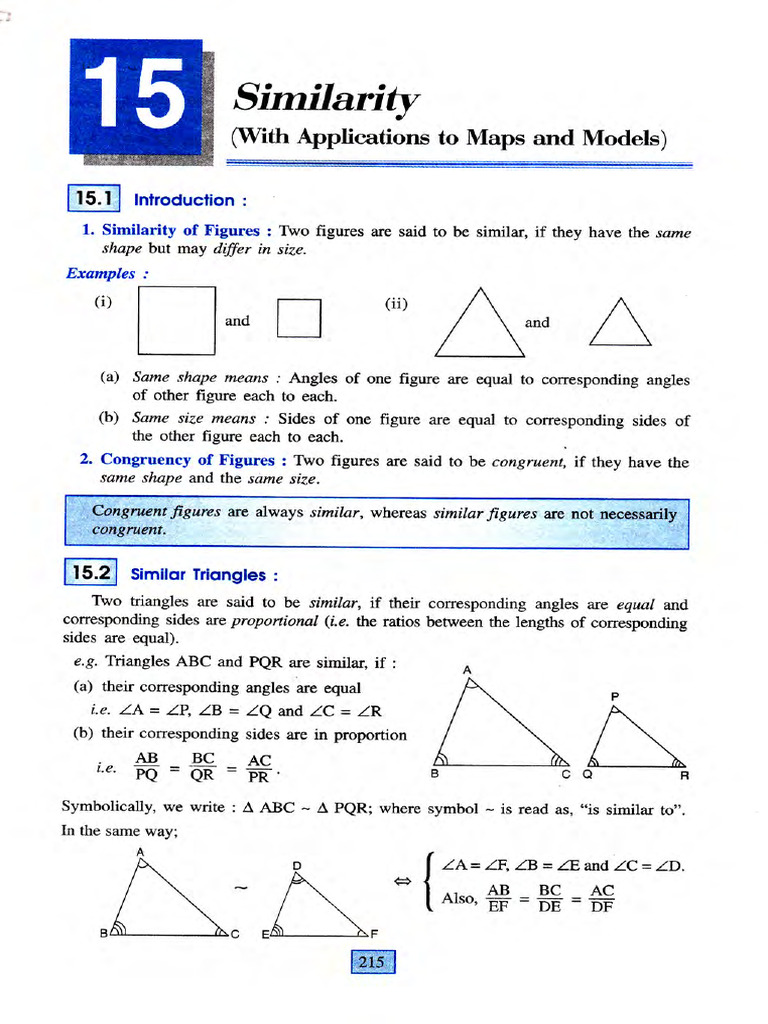 Chapter 15 Similarity With Applications To Maps and Models | PDF