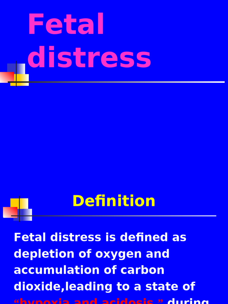 Fetal Distress | PDF