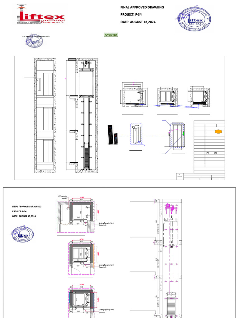 Final Approved Drawing For F-34 | PDF