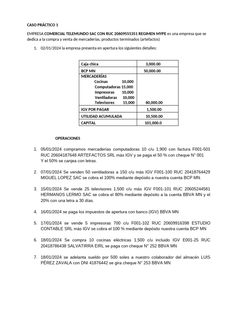 Caso 2 Sistema Monista | PDF