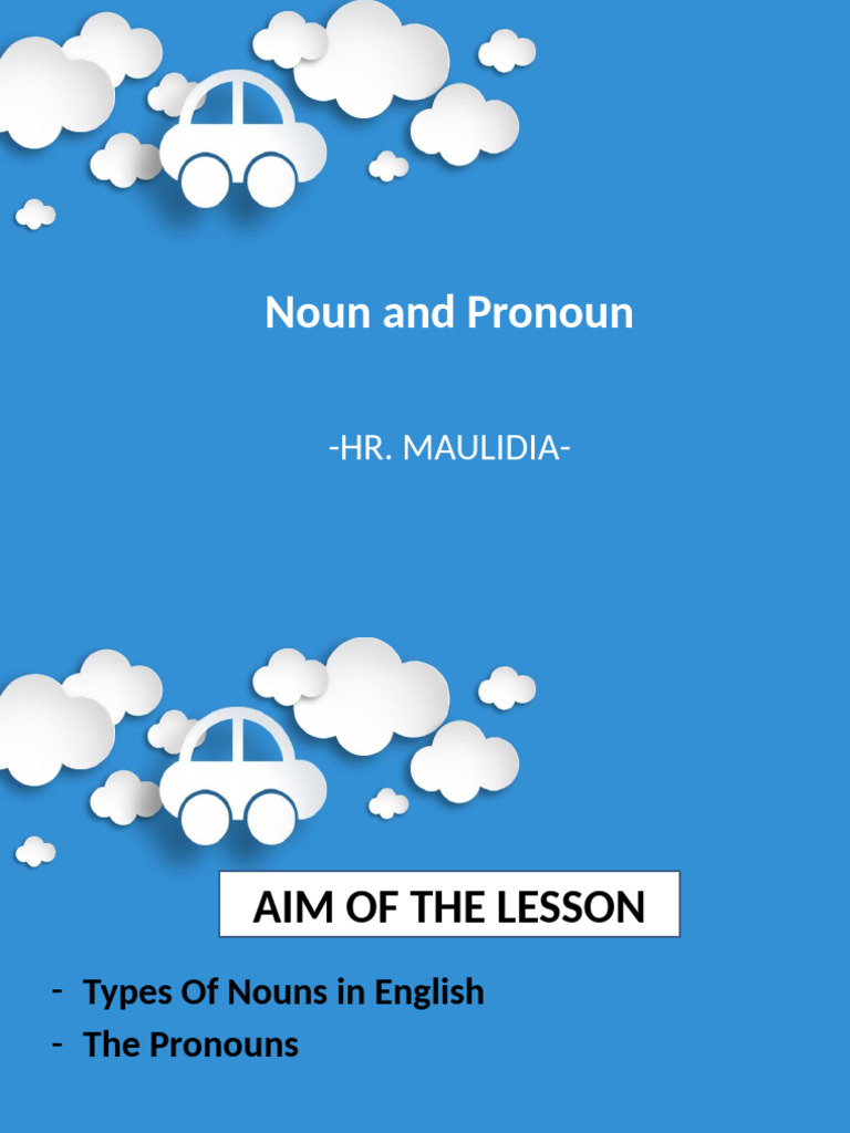 Noun - Pronoun | PDF