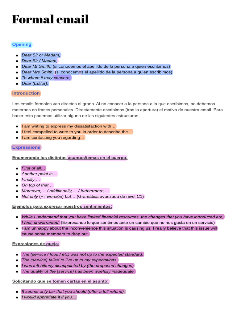 Formal Email | PDF