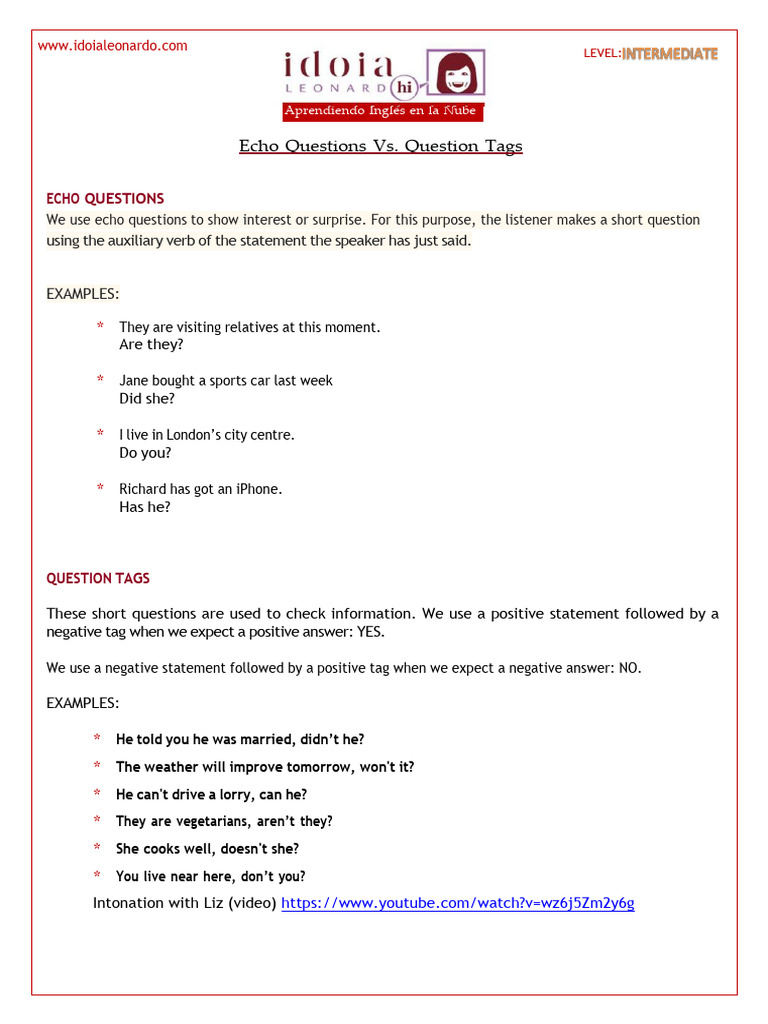 Echo_questions_vs_question_tags with video | PDF