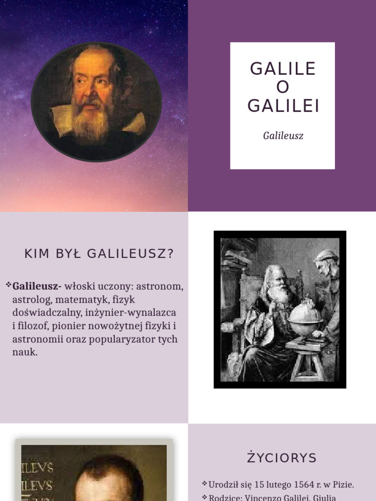 Galileo Galilei. | PDF