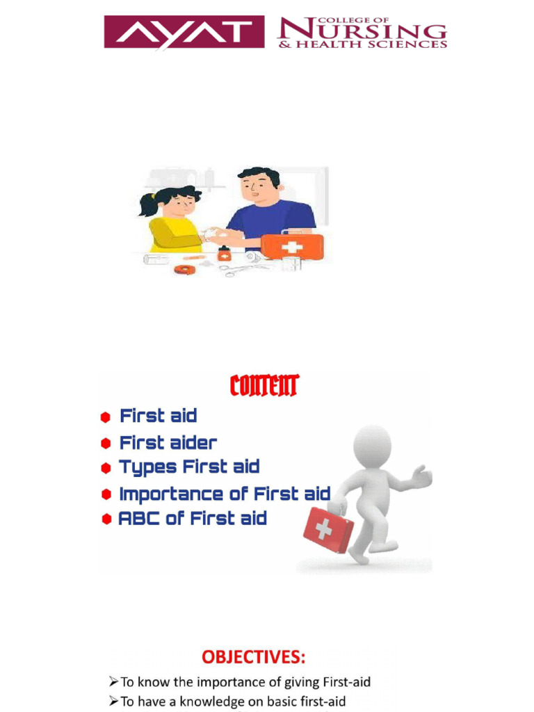 First Aid .Word | PDF