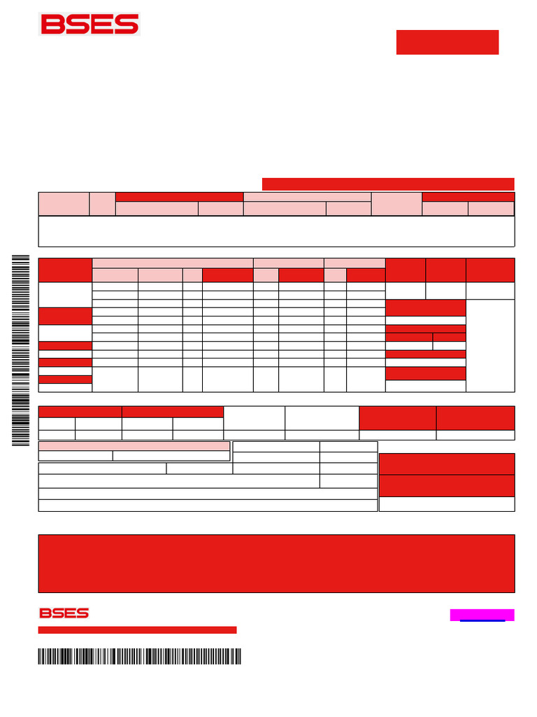 Bill of Supply For Electricity Due Date: 28-09-2024: BSES Yamuna Power LTD | PDF