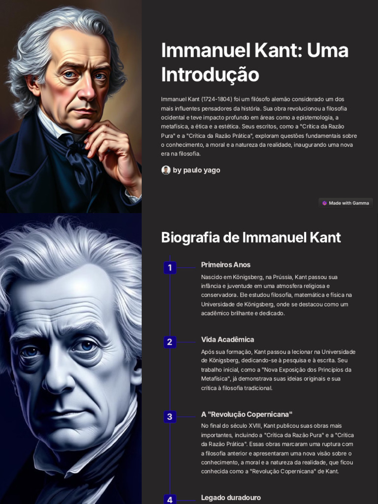 Immanuel-Kant-Uma-Introducao | PDF