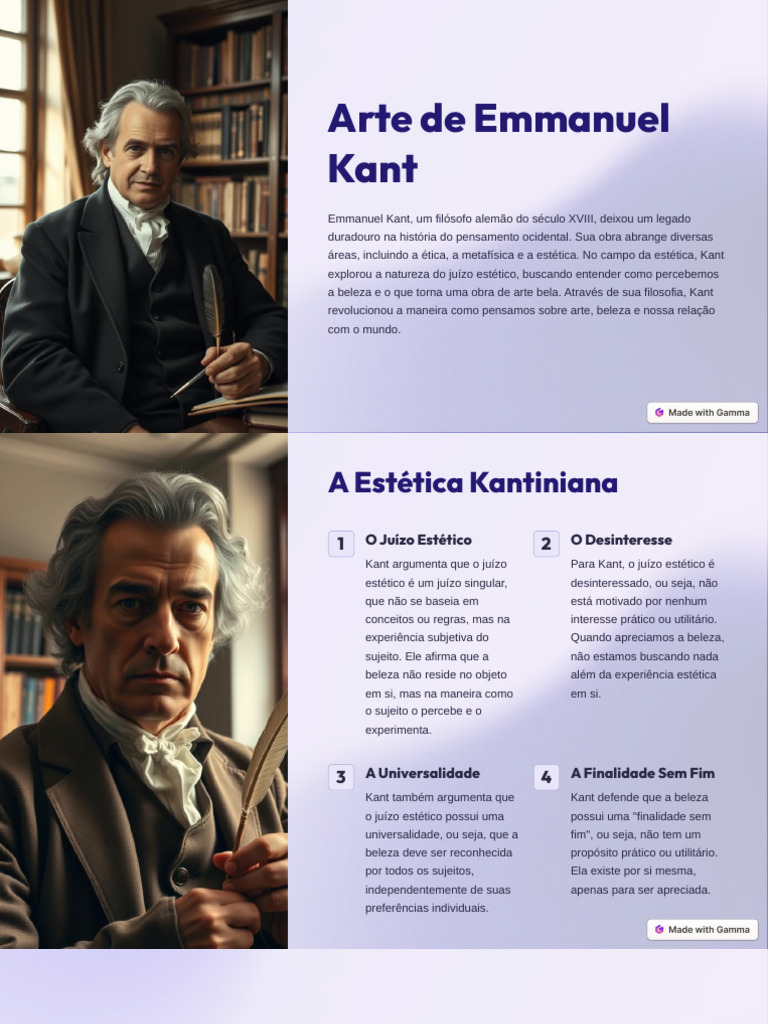 Arte de Emmanuel Kant | PDF