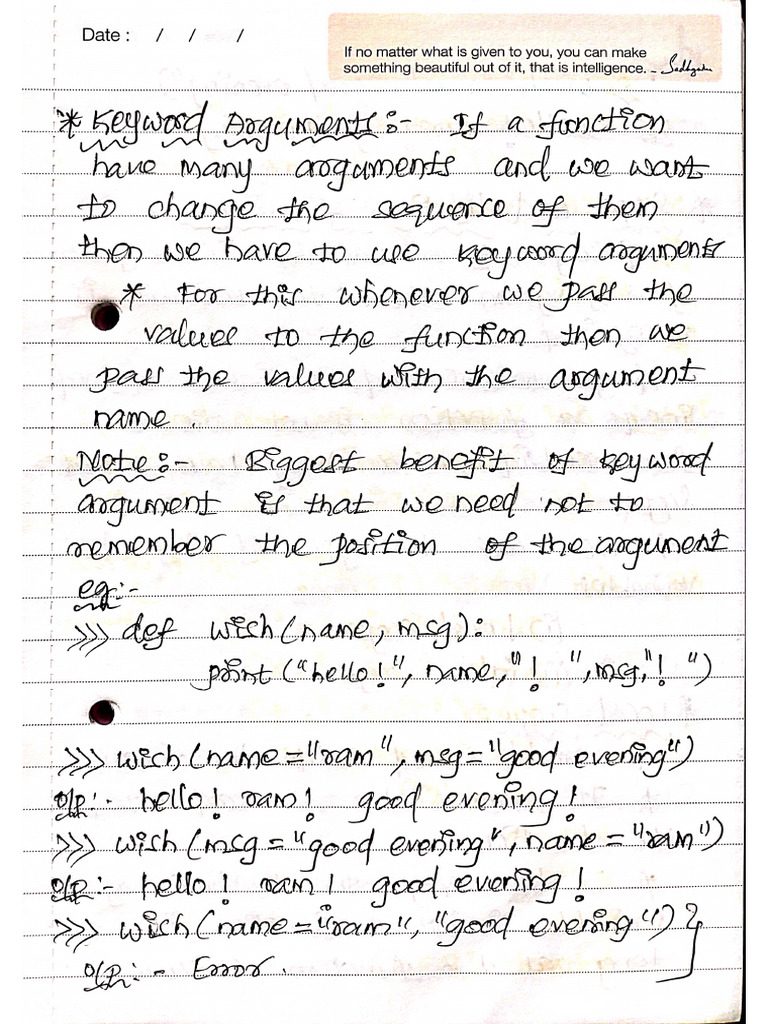 Python Functions Class Material Part Ii Pdf