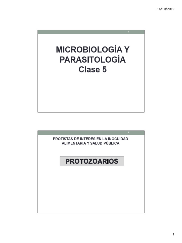 Micro clase Parásitos | PDF