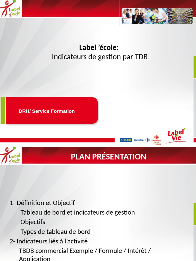 Label'Ecole Indicateurs de Gestion Par TDB 2 | PDF