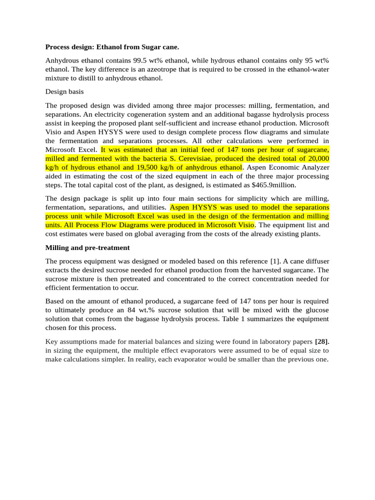 Process Design | PDF