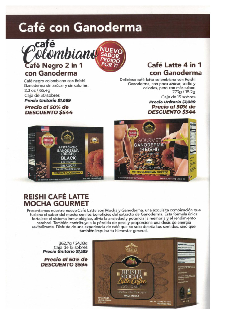 Cafe Con Ganoderma | PDF