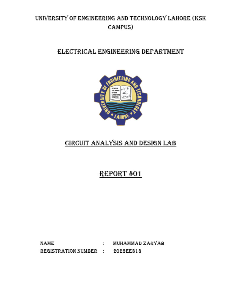 Cad Lab Report 1 | PDF